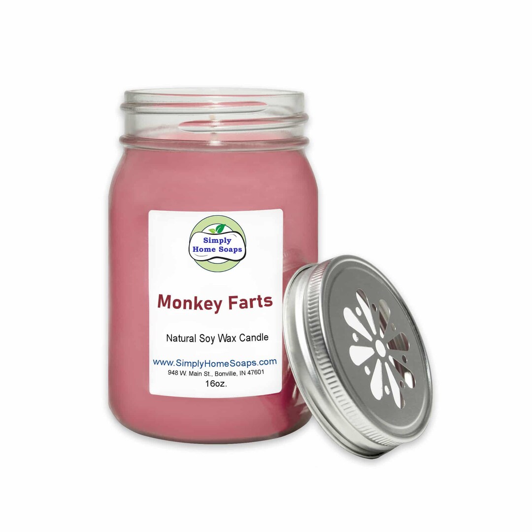Monkey Farts Mason Jar - Etsy