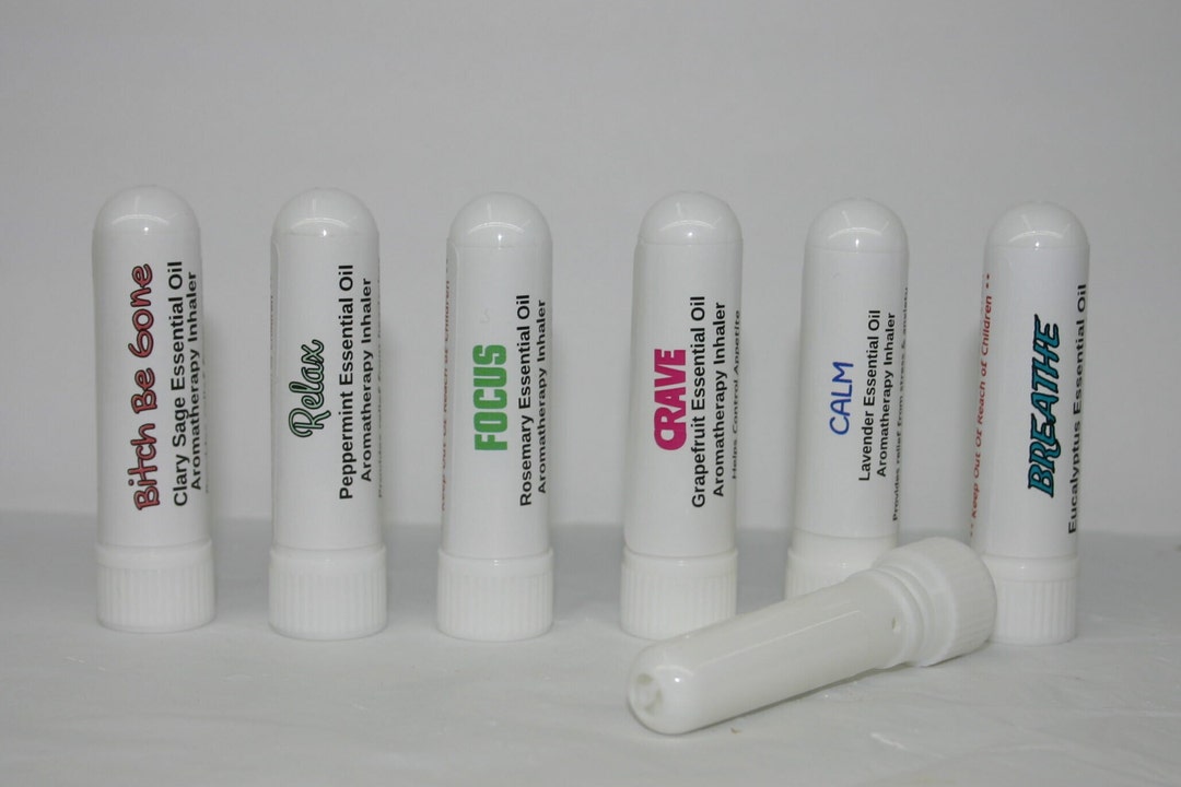 6 Aromatherapy Essential Oil Inhaler Set - Etsy