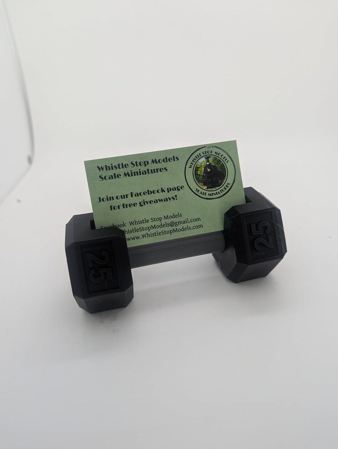 Dumb Bell Business Card Holder - Etsy