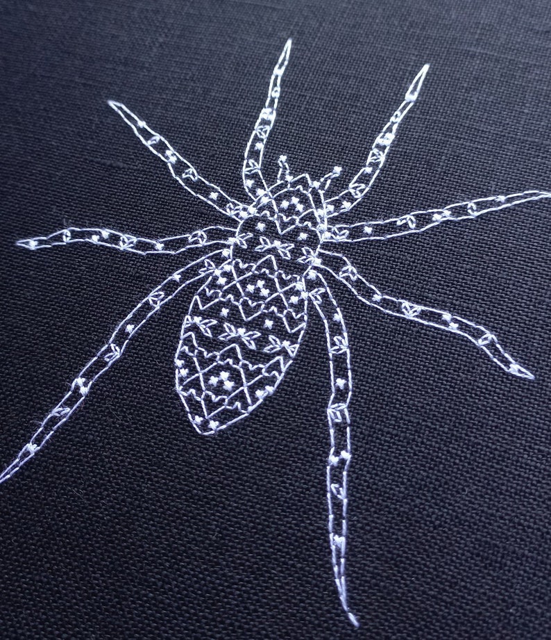Lace Spider Cross Stitch Pattern Halloween Cross Stitch Design - Etsy