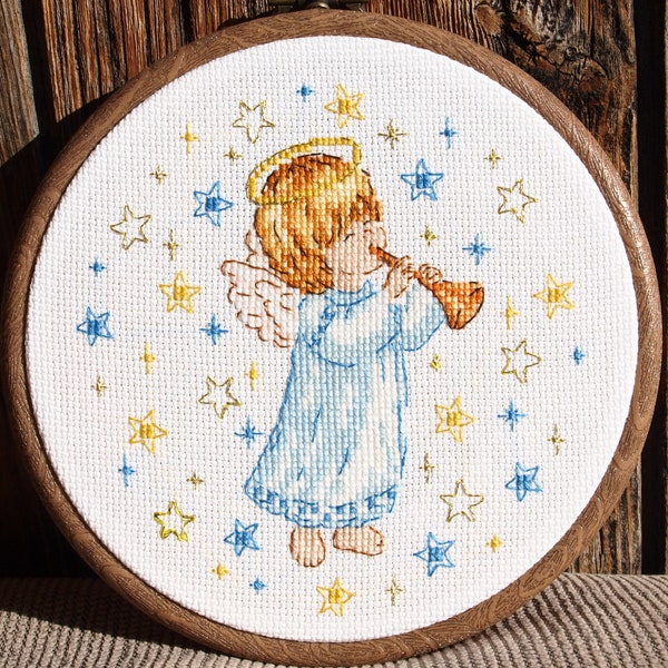 Angel Cross Stitch - Etsy