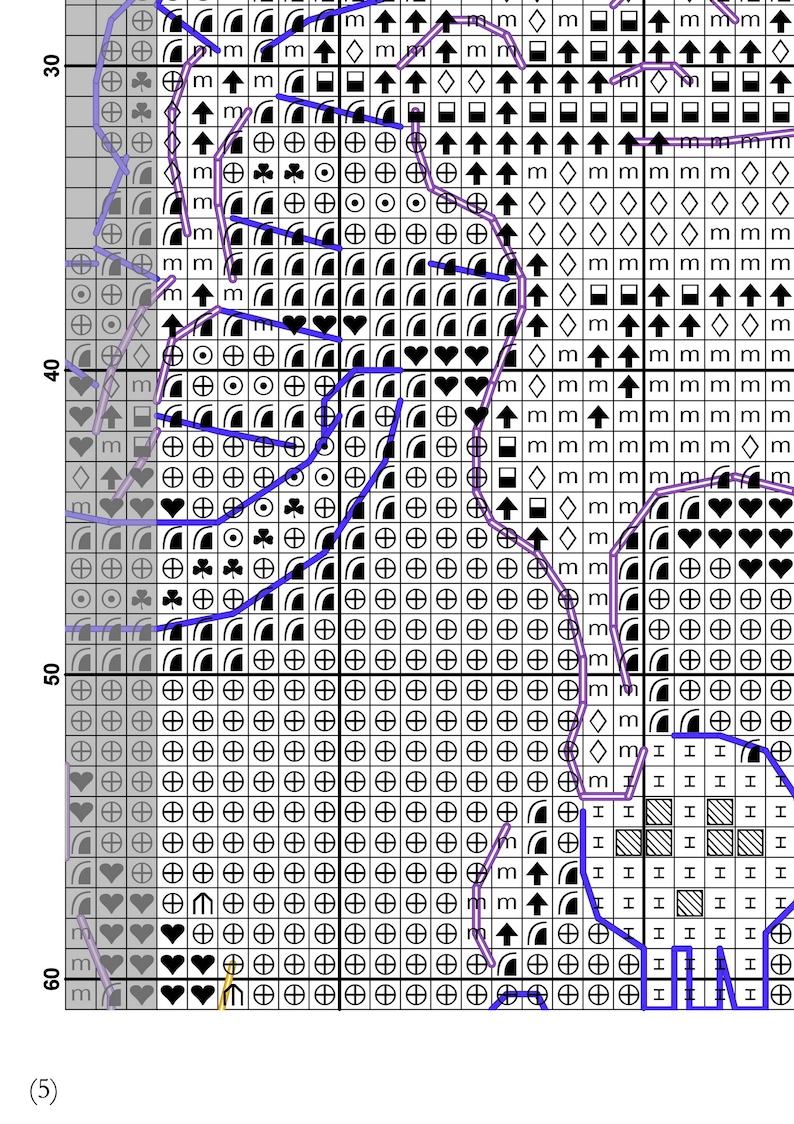 Halloween Cauldron Cross Stitch Pattern: Violet Death Potion (PDF ...