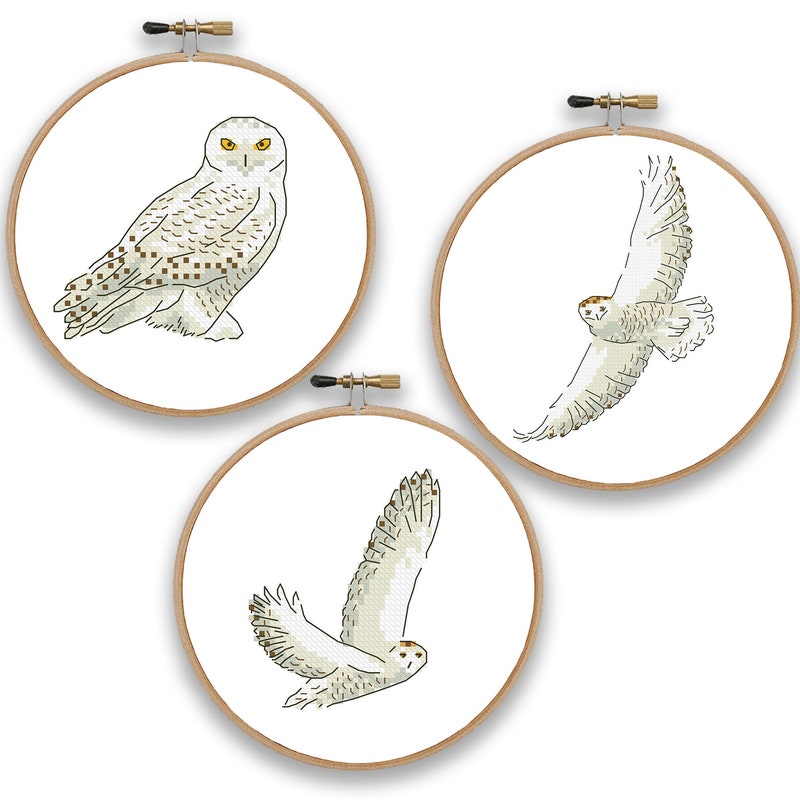 Snowy Owl Pattern - Etsy
