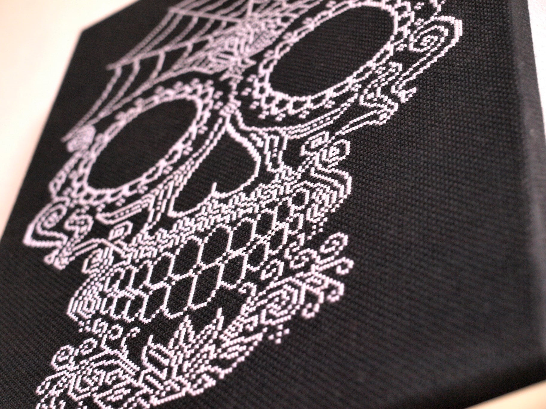 White Skull Cross Stitch Pattern Sugar Skull Cross Stitch - Etsy