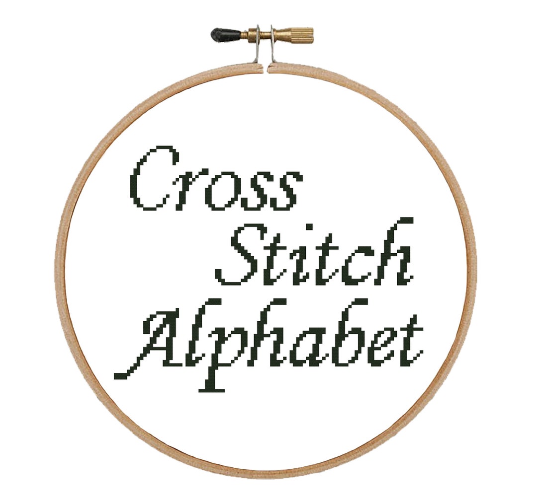 Alphabet Cross Stitch Pattern Full Alphabet Cross Stitch Design ABC ...