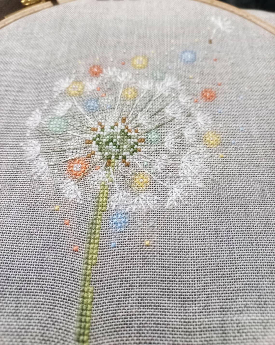 Magical Dandelion Cross Stitch Pattern Flower Cross Stitch - Etsy