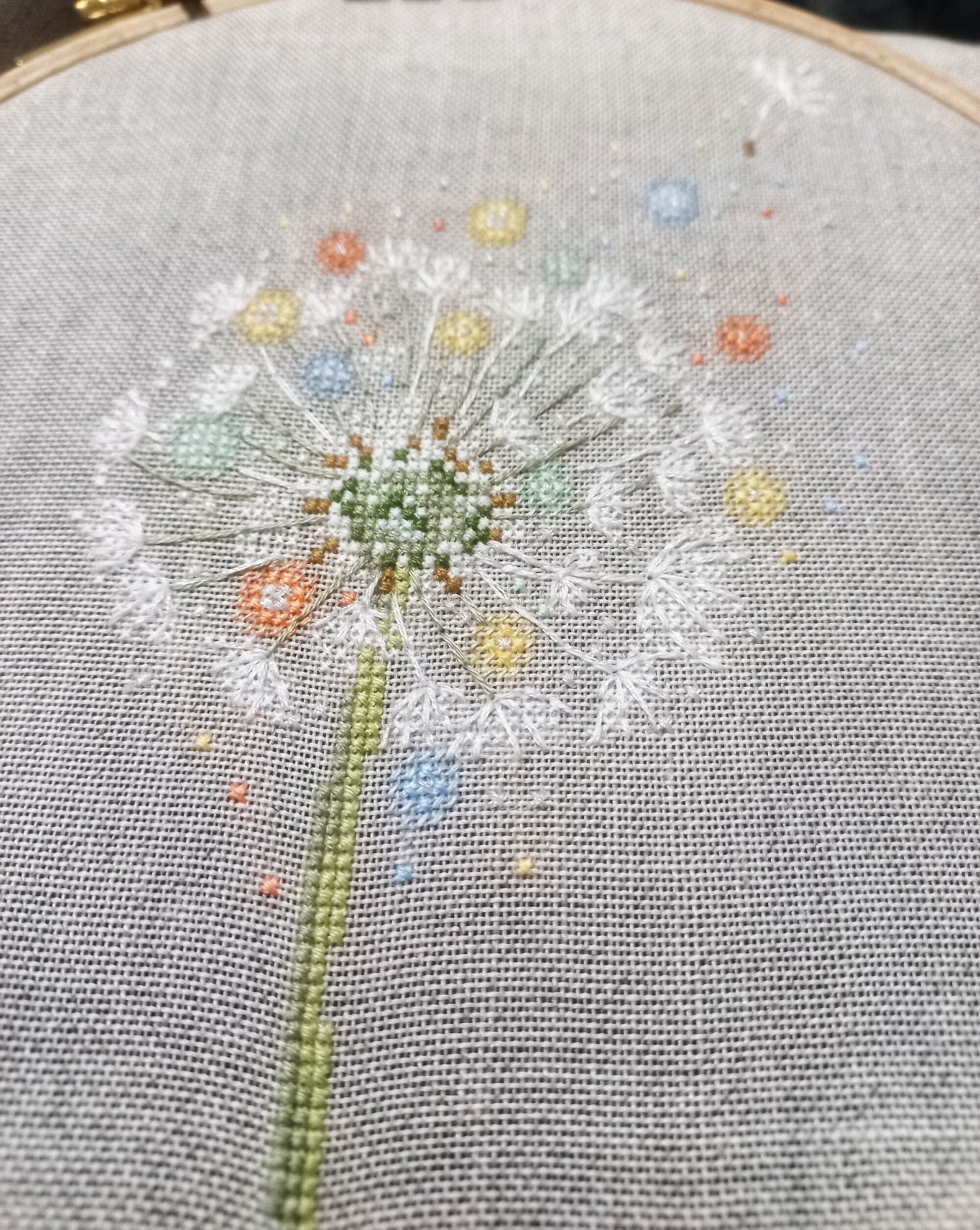 Magical Dandelion Cross Stitch Pattern Flower Cross Stitch - Etsy UK