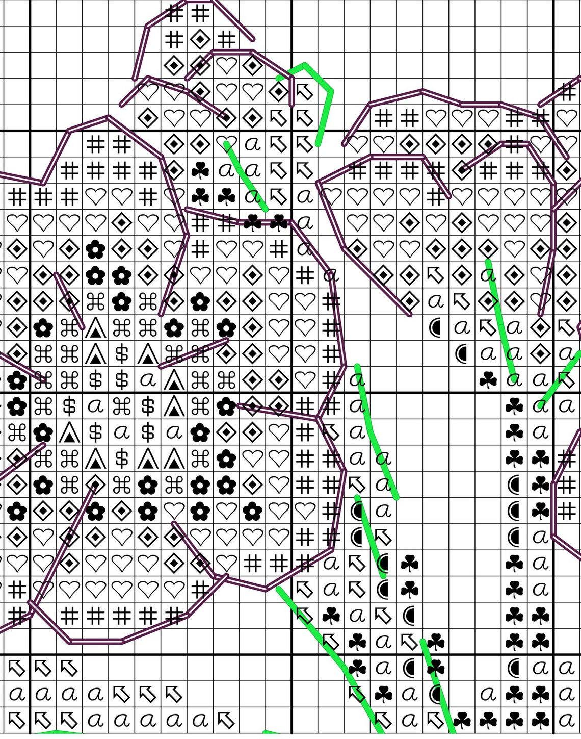 Violet Primrose Cross Stitch Pattern: Bees and Flowers (PDF Pattern) - Etsy