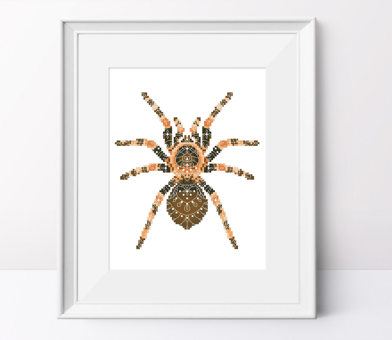 Tarantula Cross Stitch Pattern Spider Pdf Pattern Halloween - Etsy