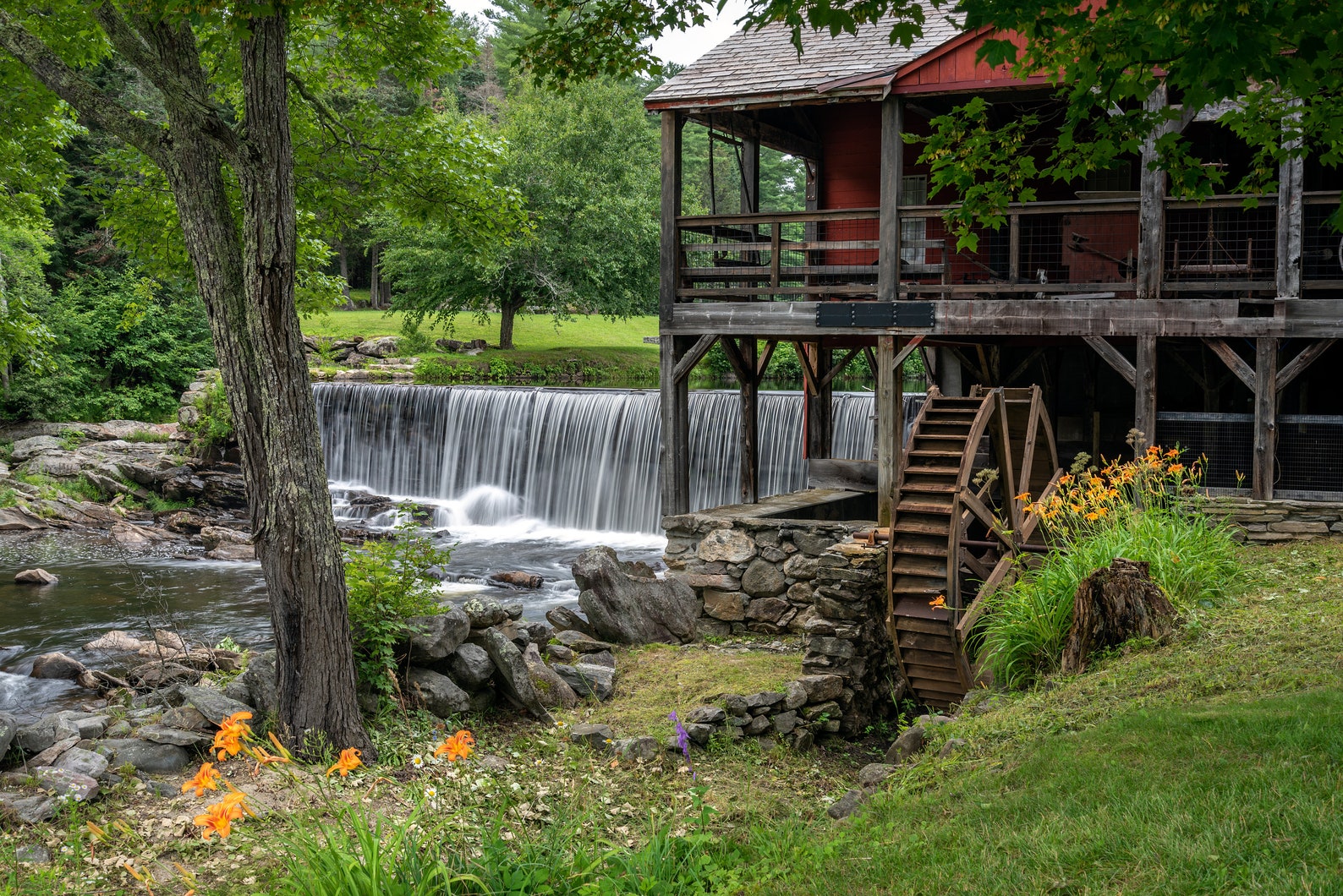 Weston Vermont Grist Mill Seasonal Photo Set of 4 - Etsy