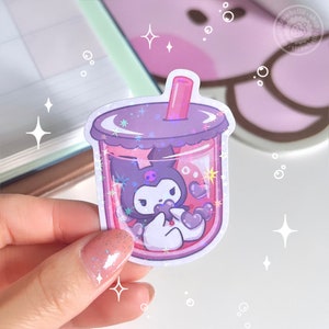 Character Boba Stickers || Laptop Sticker, Digital Art, Stickers, Water ...