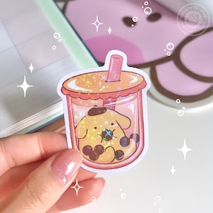 Character Boba Stickers || Laptop Sticker, Digital Art, Stickers, Water ...