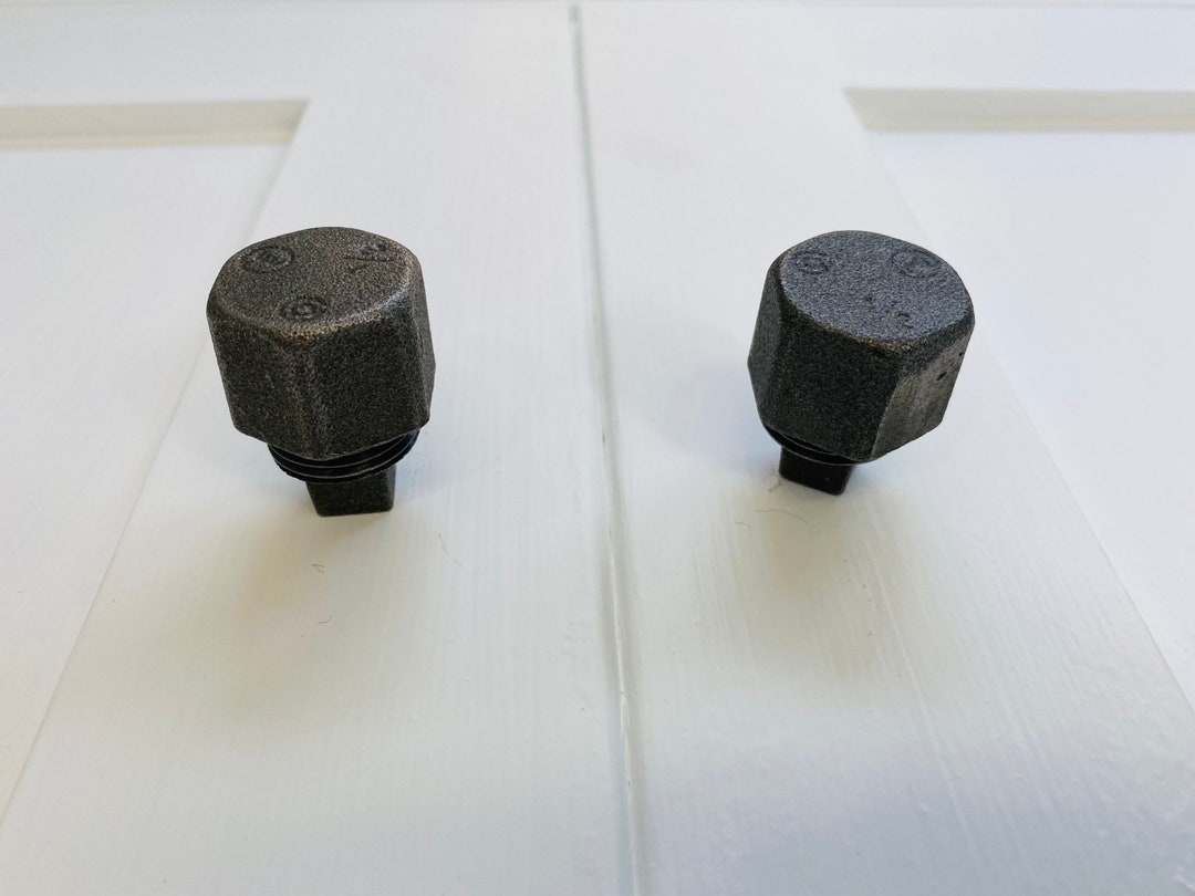 Pipe Door or Drawer Knob x 2 - Etsy.de