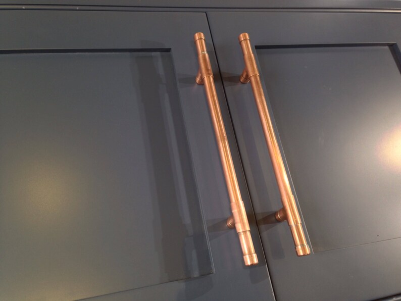 Bespoke Copper Handles - Etsy UK