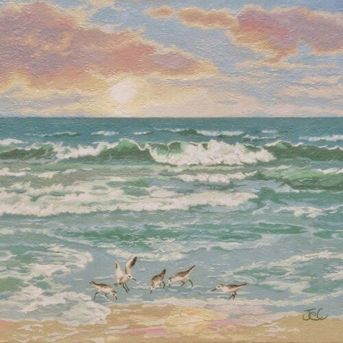 Ocean Waves Print Outer Banks Art Modern Coastal Art - Etsy