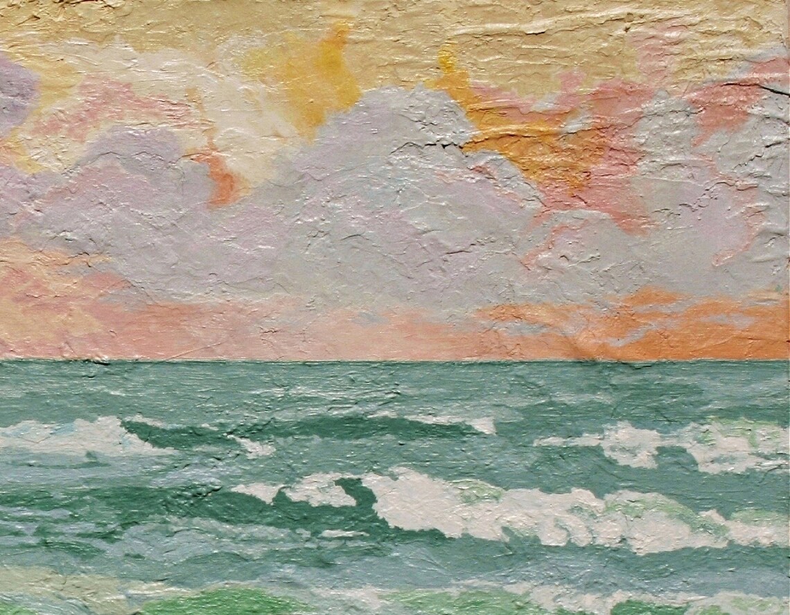 Sunrise Art Print Ocean Waves Print Outer Banks Art - Etsy