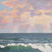 Outer Banks Art Ocean Wave Canvas Coastal Artwork Ocracoke - Etsy