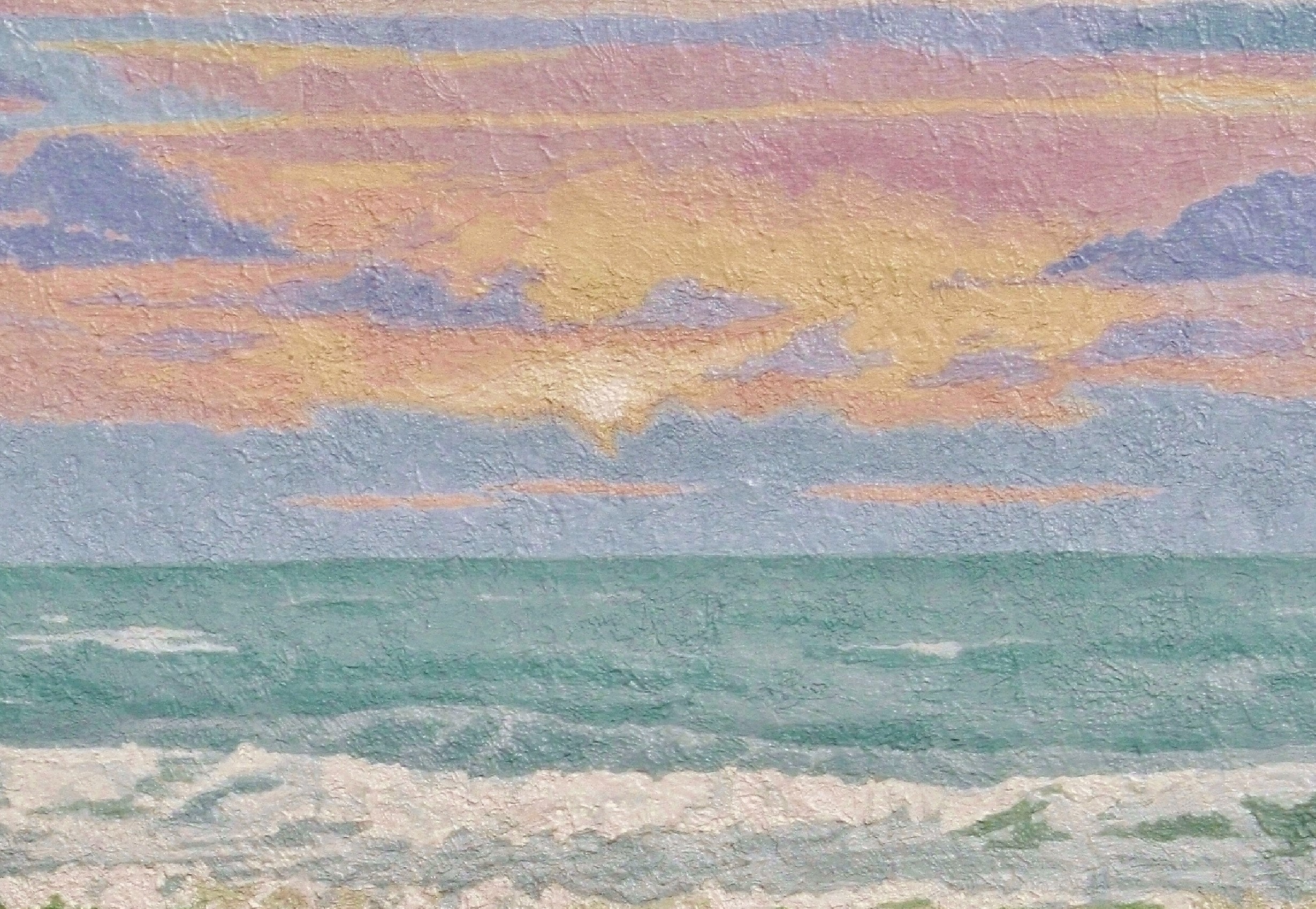 Ocean Waves Print Outer Banks Art Modern Coastal Art - Etsy