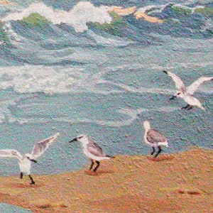 Outer Banks Art, Ocean Wave Canvas, Coastal Artwork, Ocracoke Island ...