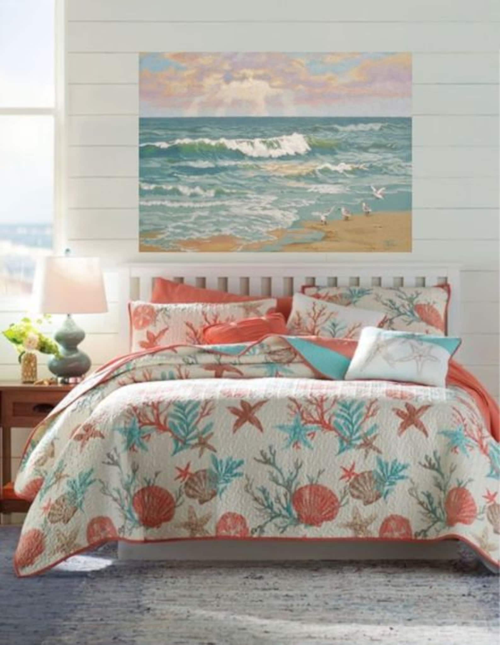 Outer Banks Art Ocean Wave Canvas Coastal Artwork Ocracoke - Etsy