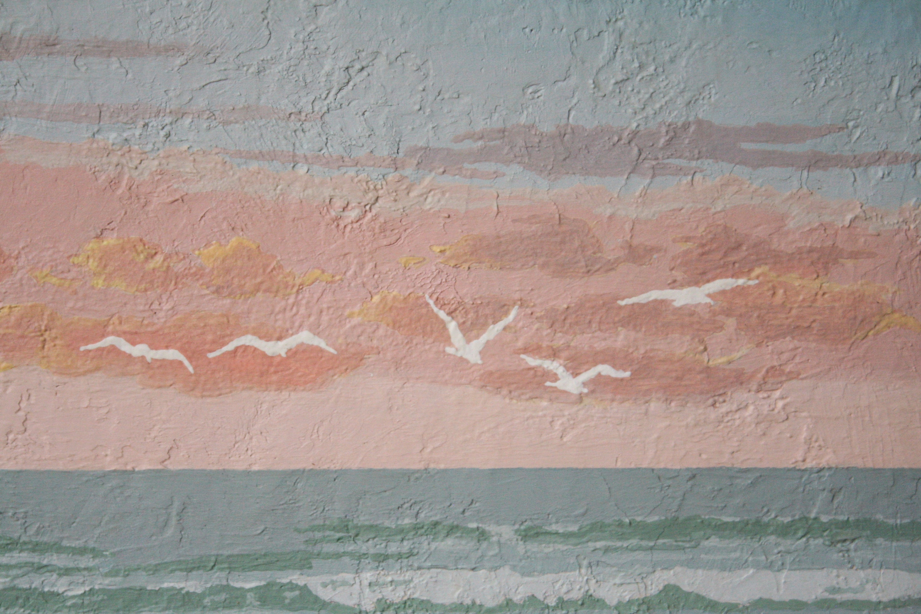 Ocean Painting Modern Coastal Art Outer Banks Art Ocean - Etsy