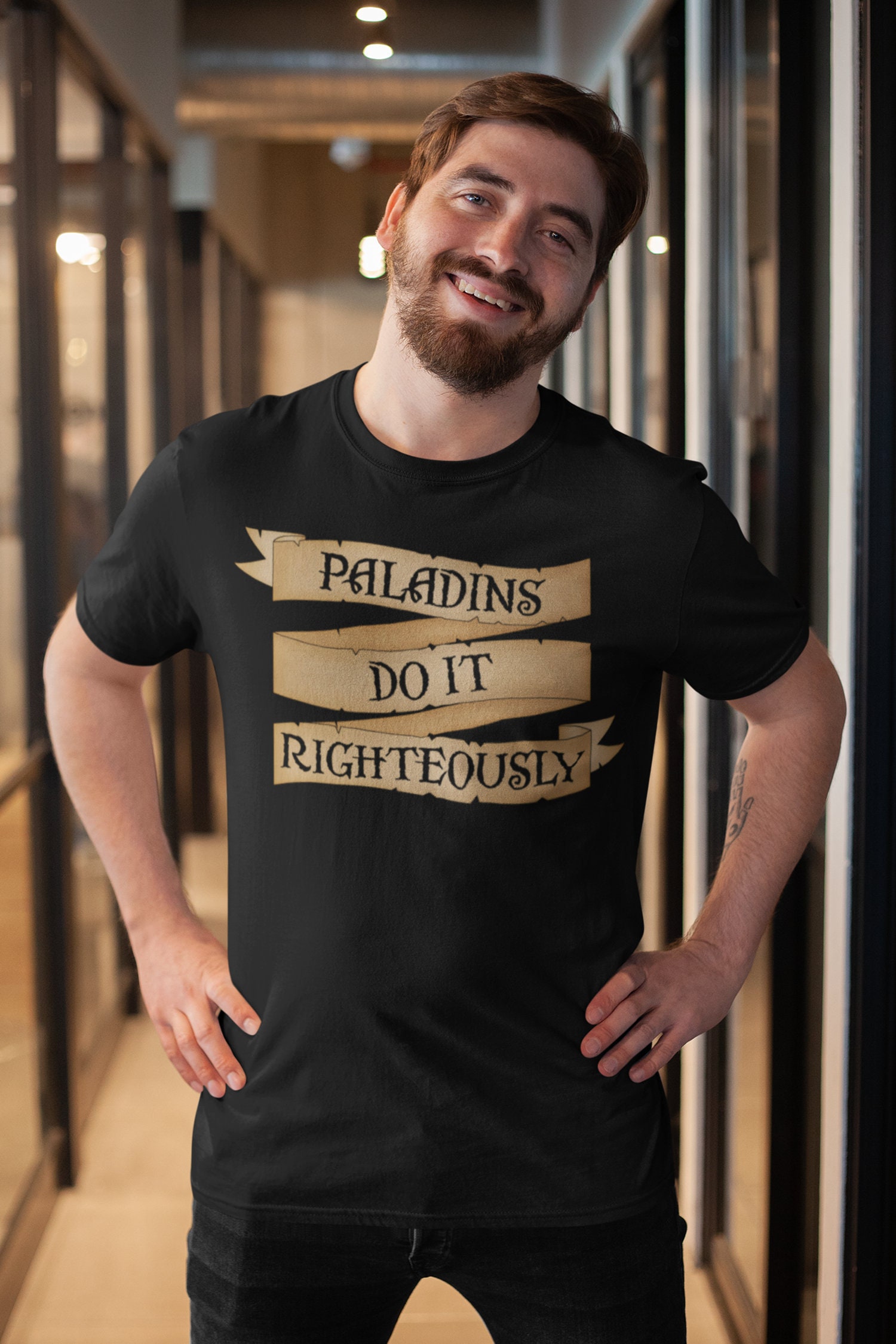 Dungeons and Dragons Paladin Shirt Tabletop Gamer Girl Gift. - Etsy