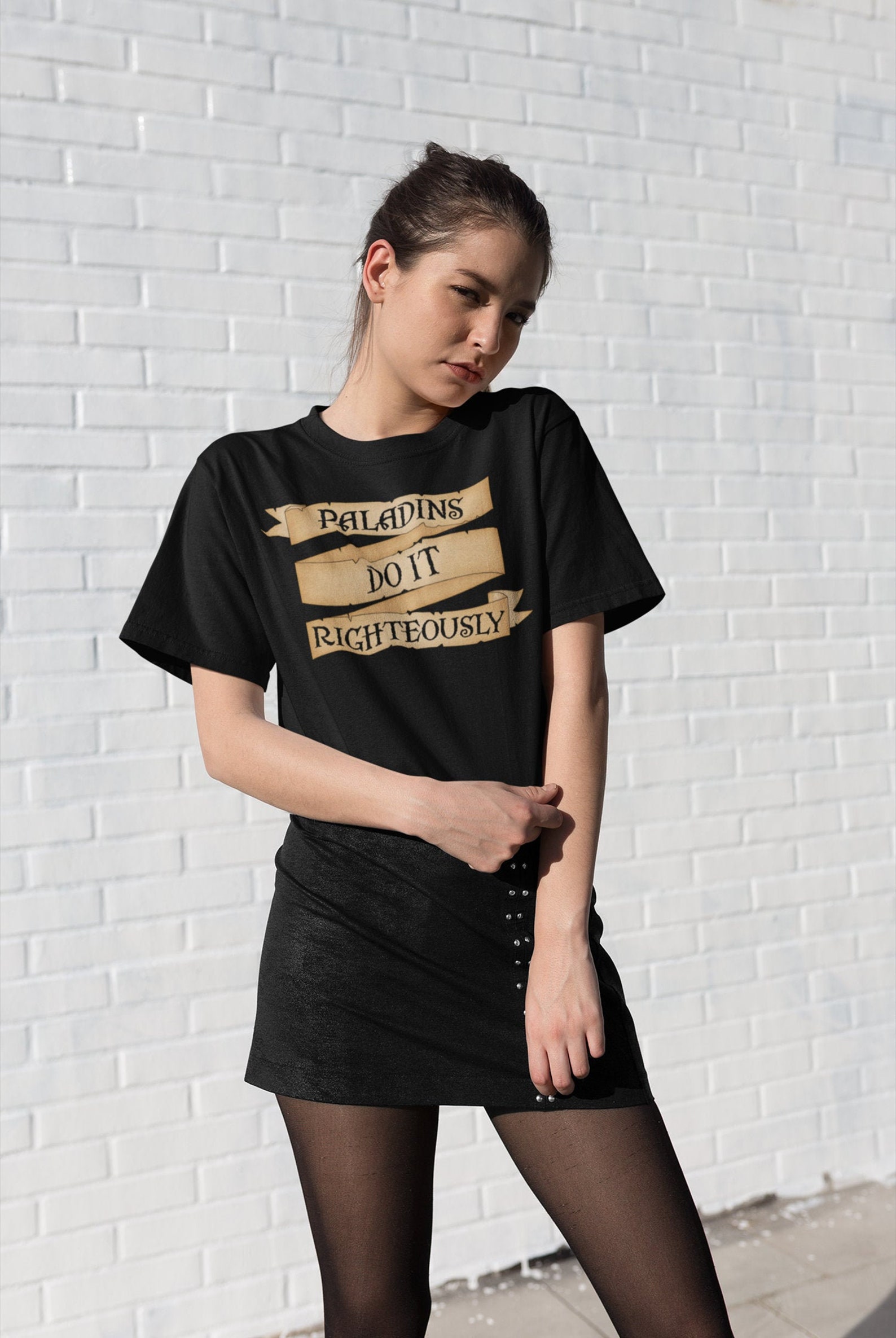 Dungeons and Dragons Paladin Shirt Tabletop Gamer Girl Gift. - Etsy