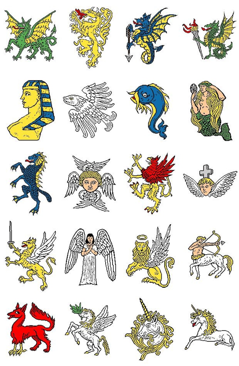Heraldic Waterslide Decals for Wargaming Series 4 - Etsy Australia