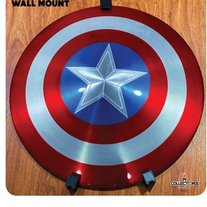 Captain America Shield Wall Mount Name Plaque - Etsy