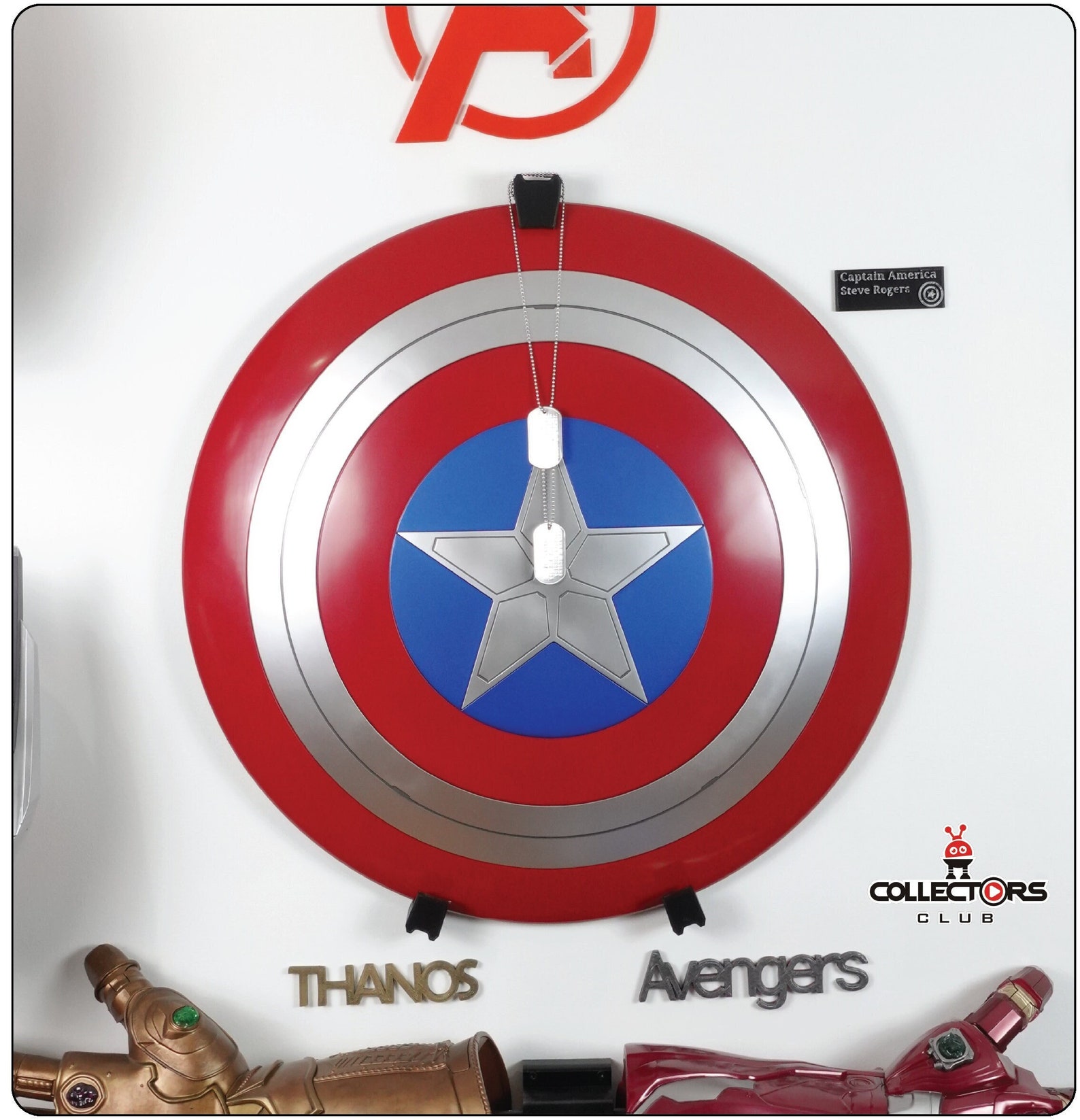 Captain America Shield Wall Mount Plaque and SECRET FILE - Etsy