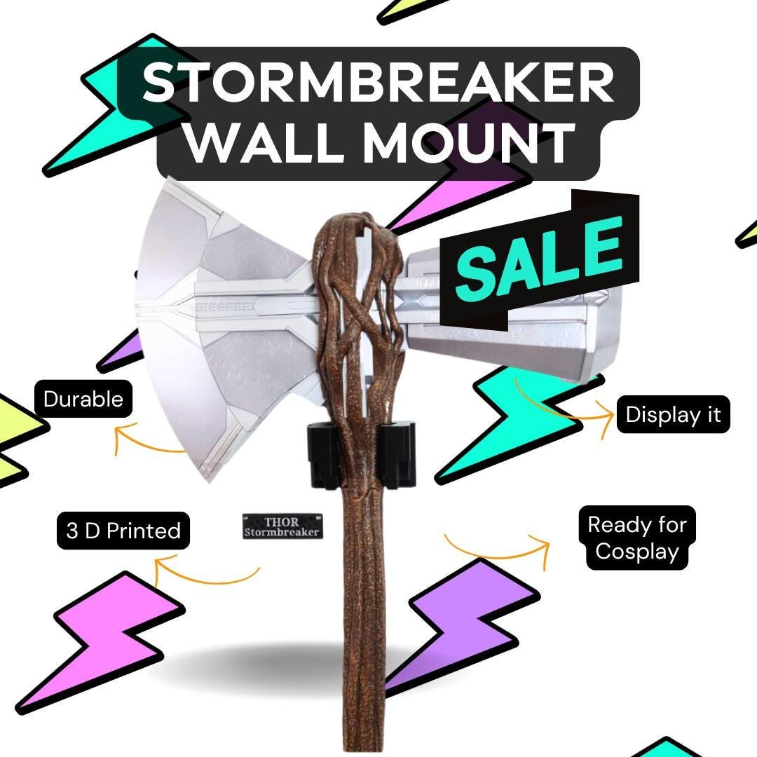 THOR Stormbreaker Wall Mount and Plaque - Etsy