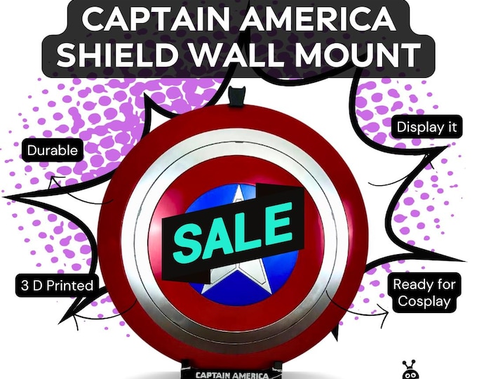 Captain America Shield Stand - Avengers Display Stand - Etsy