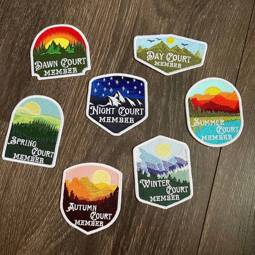 Court Member Embroidered Patches - Etsy
