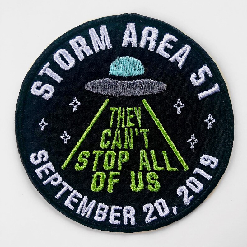 Storm Area 51 Embroidery Iron-on Patch | Etsy