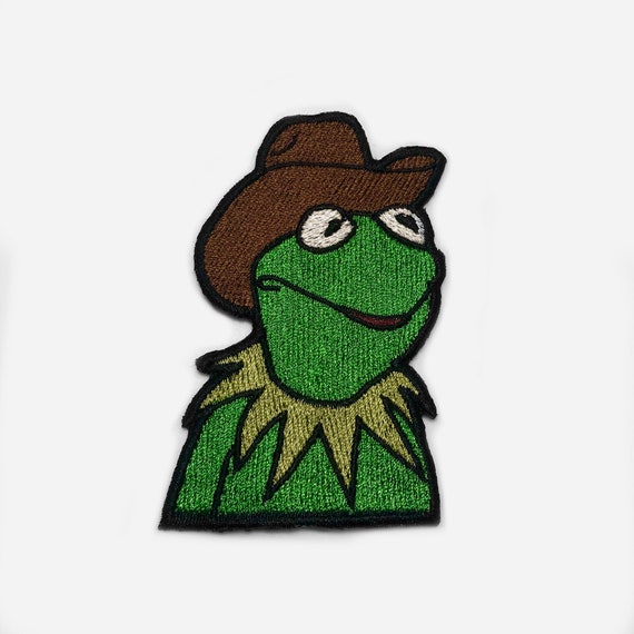 Frog Cowboy Meme Embroidered Patch - Etsy