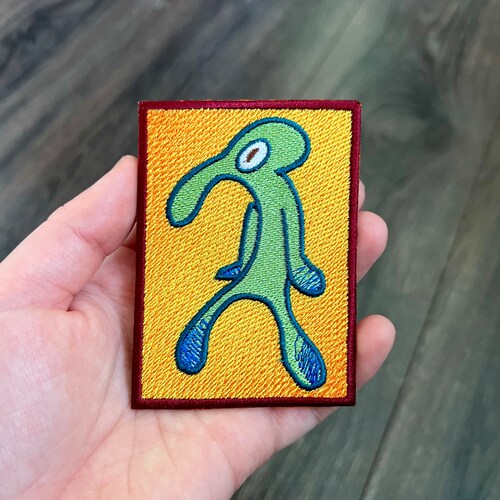 QR Rick Roll Patch Fully Embroidered Never Gonna Give You up - Etsy