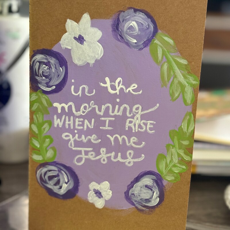 Painted Journal - Etsy