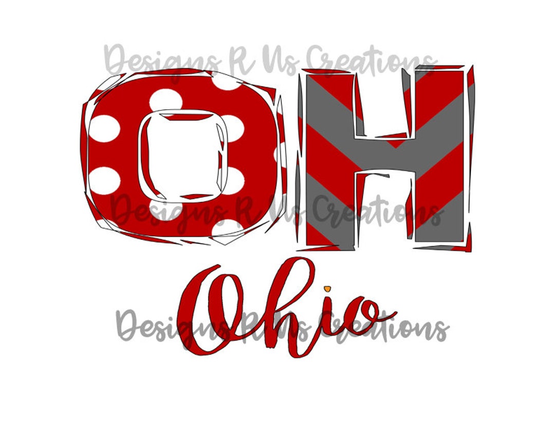 Ohio PNG , Ohio State Buckeyes , Sublimation Designs Downloads ...