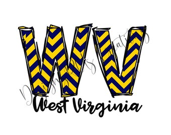 West Virginia Digital Download PNG Sublimation - Etsy