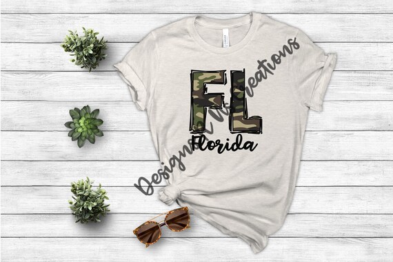 Florida Camo PNG Camoflauge Sublimation Sublimation | Etsy