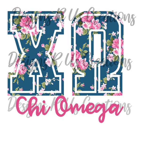 Chi Omega - Etsy