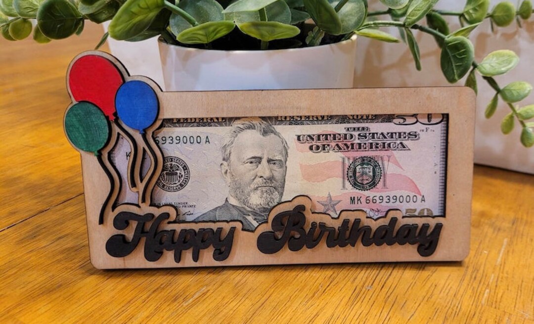 Money Holder , Birthday Money Holder , Birthday Gift Holder - Etsy