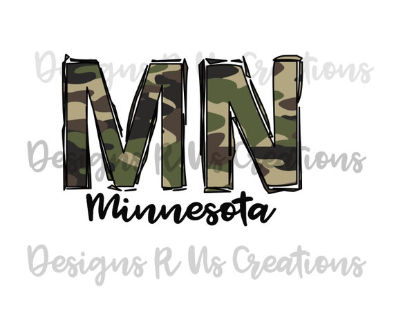 Minnesota PNG MN Camo Png Sublimation Designs Downloads | Etsy