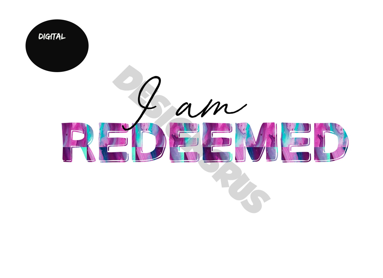 I Am Redeemed PNG / Sublimation Design / Instant Download / | Etsy
