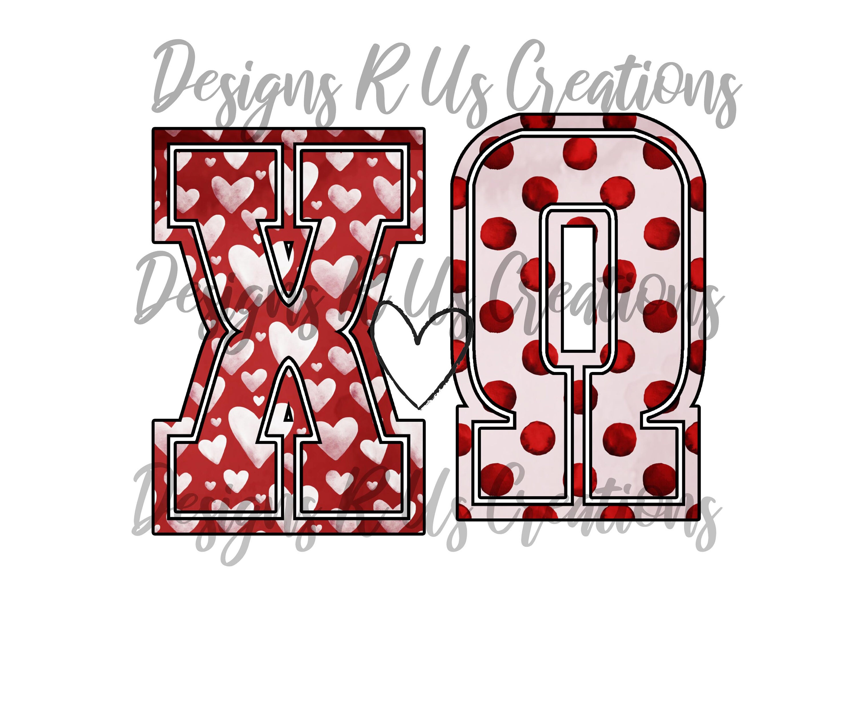 Chi Omega PNG , Chi O Sublimation , Instant Download , Valentines Day ...