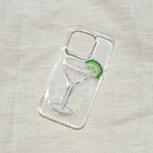 Cocktail Beaded Resin Phone Case, Dirty Martini, Espresso Martini ...