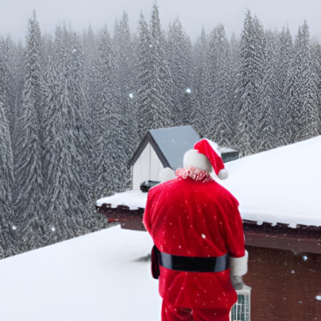 Santa Digital Art, Crazy Santa Art, Christmas, Art, Art Lover ...