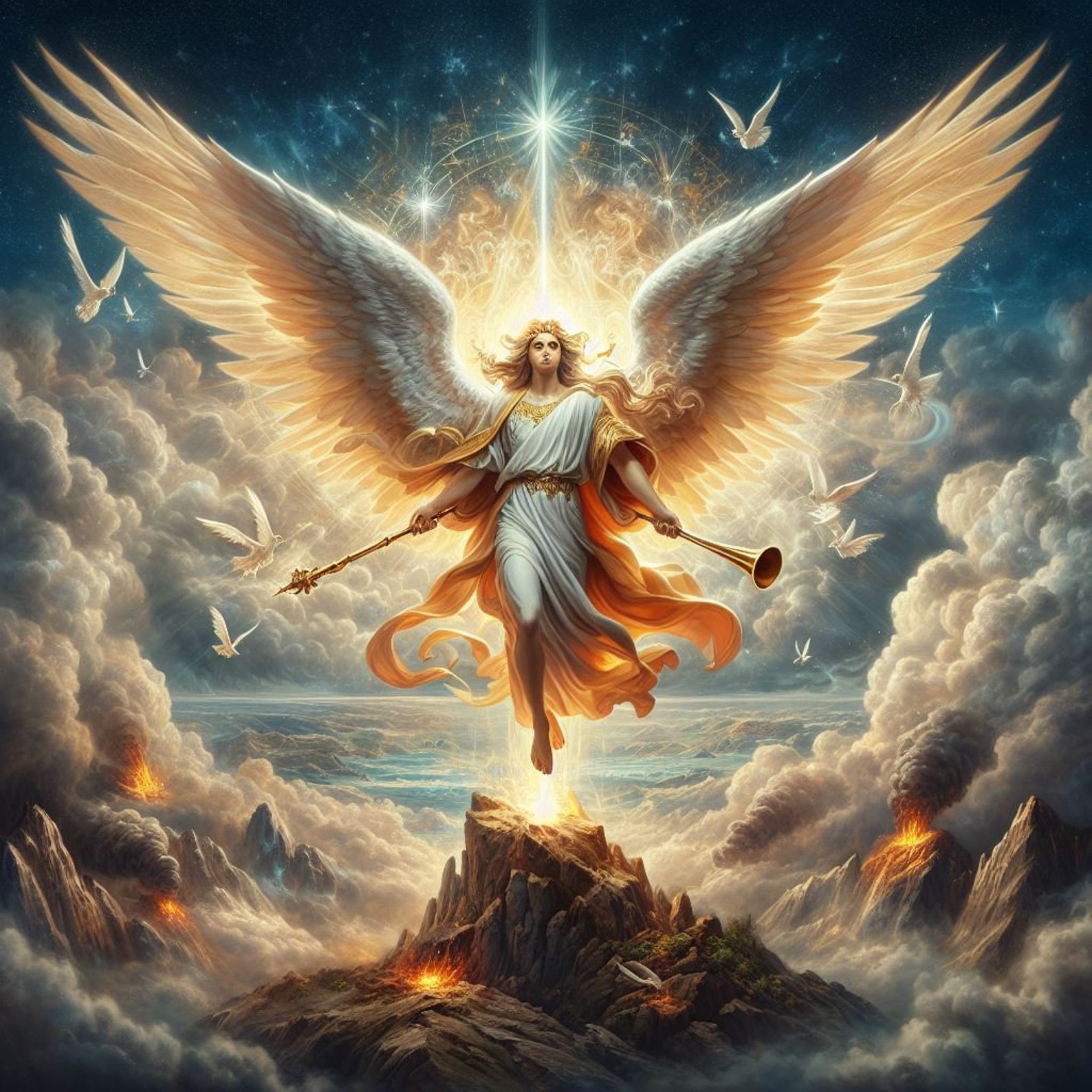 Angels Art Biblical Digital Download Gift Gifts Men's Women's Religious ...