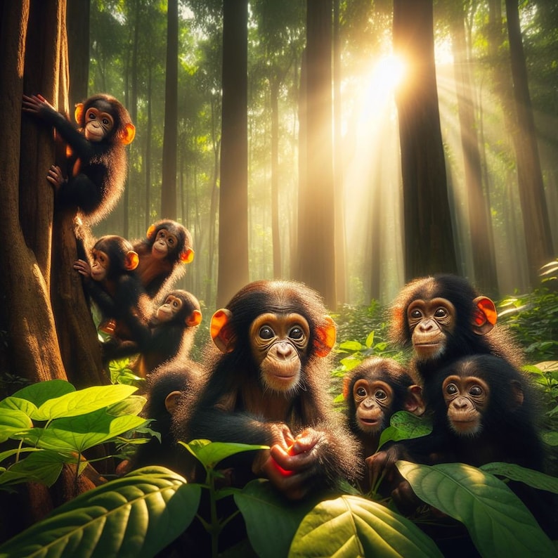 Baby Animals Cute Animals Art Download Digital Download Art Creation ...