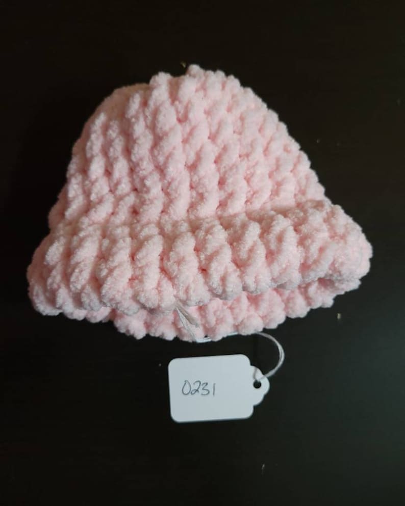 Light and Bright Pink Infant Beanie - Etsy